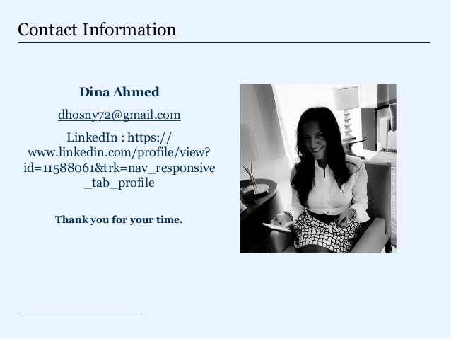 Dina Ahmed Bio 2016 