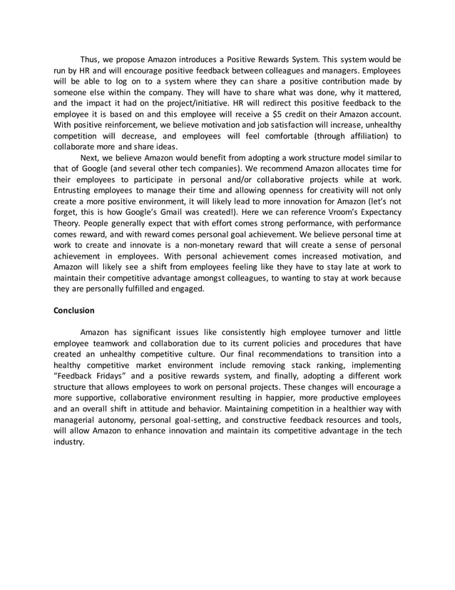 FINAL AMAZON MEMO | PDF