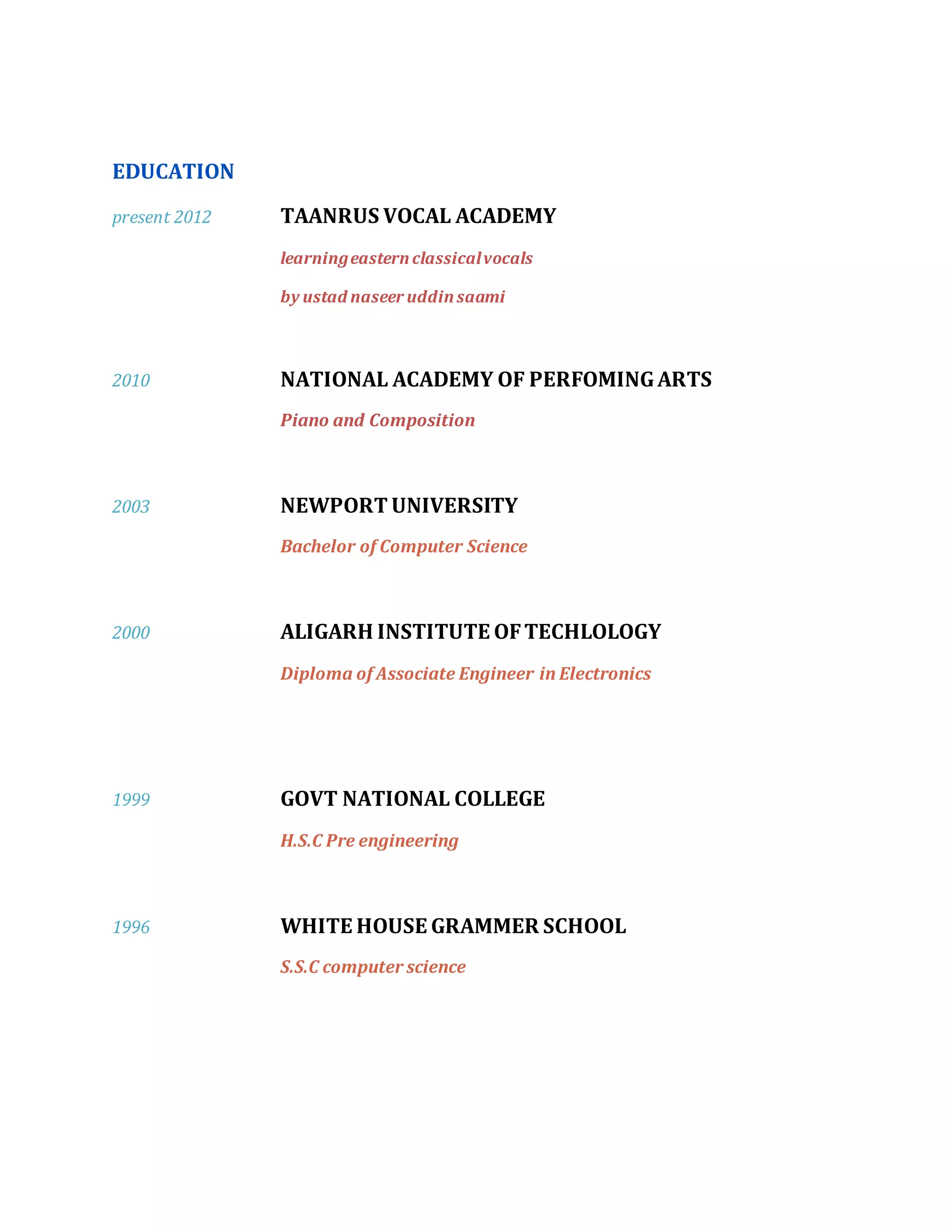 Rashid cv | DOCX