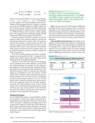 Cell Search Procedure in LTE | PDF