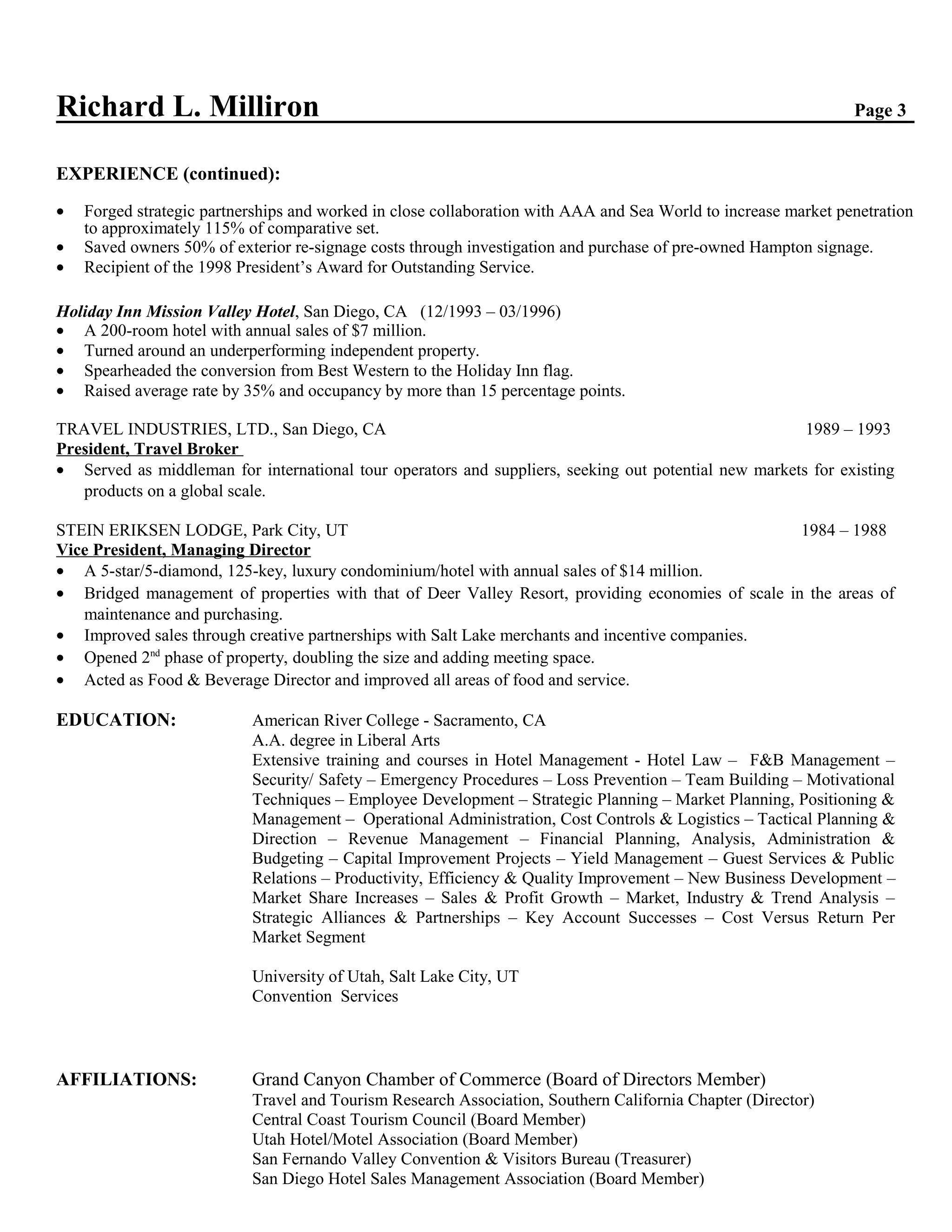 Milliron Richard - GM | DOC