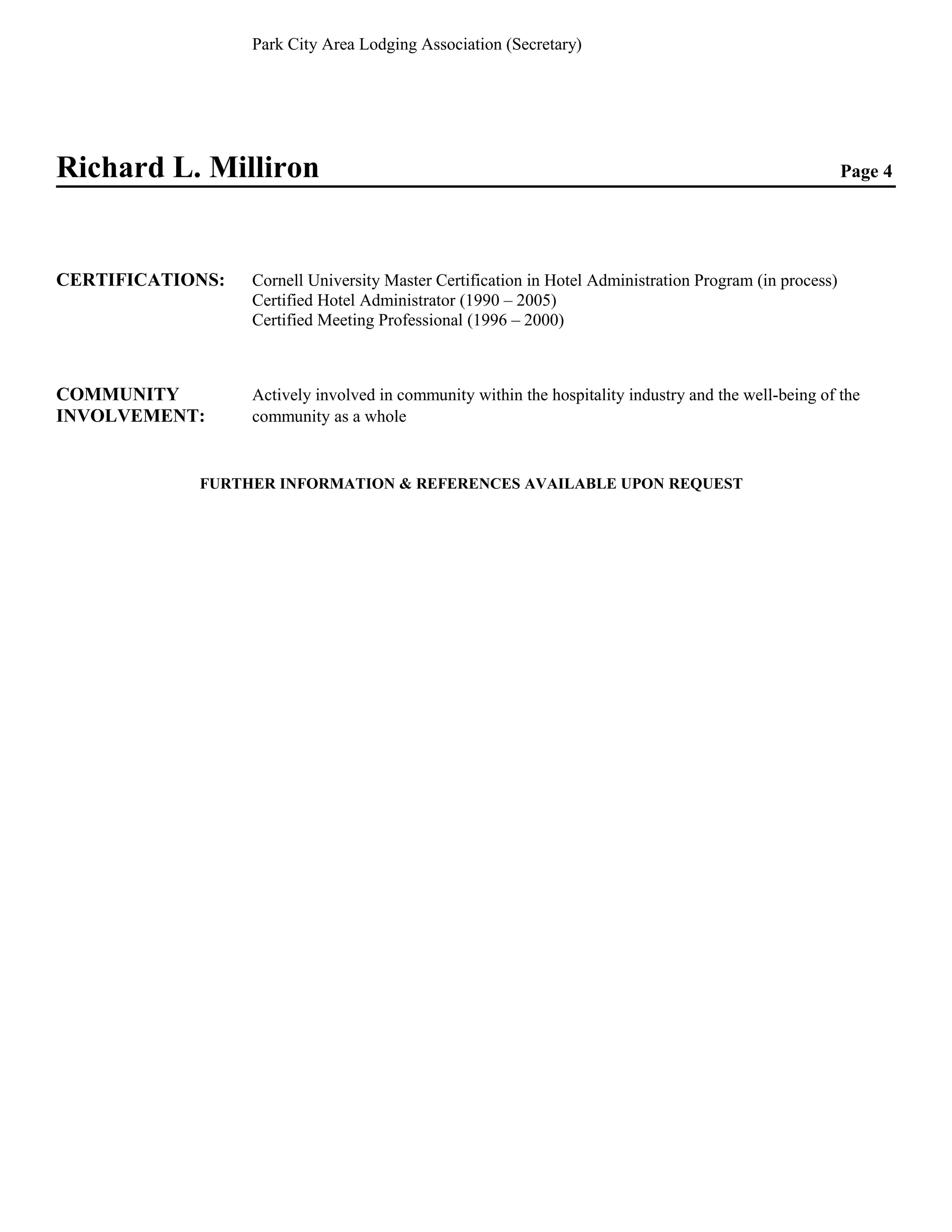 Milliron Richard - GM | DOC