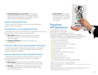 Paychex - About Paychex and Sample Reports | PDF