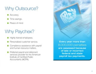 Paychex - About Paychex and Sample Reports | PDF