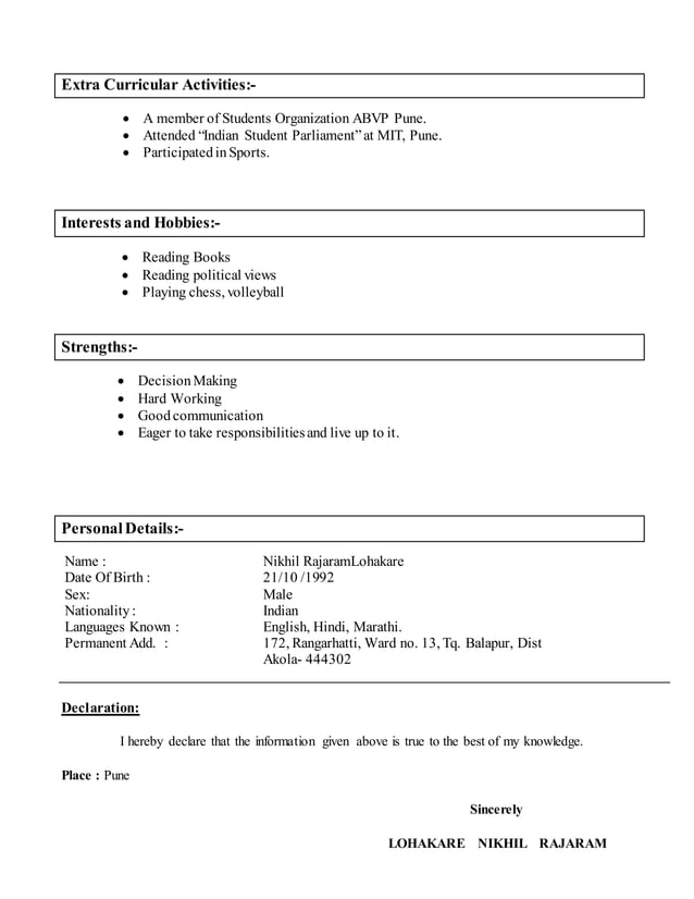 nikhil_Resume1 | PDF