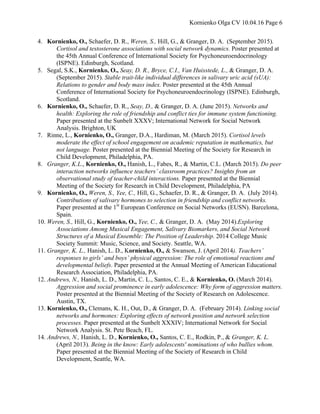Kornienko Olga CV website | PDF