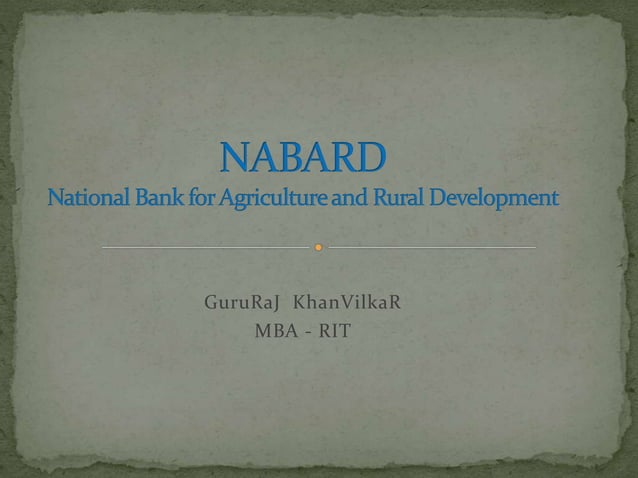 NABARD | PPT
