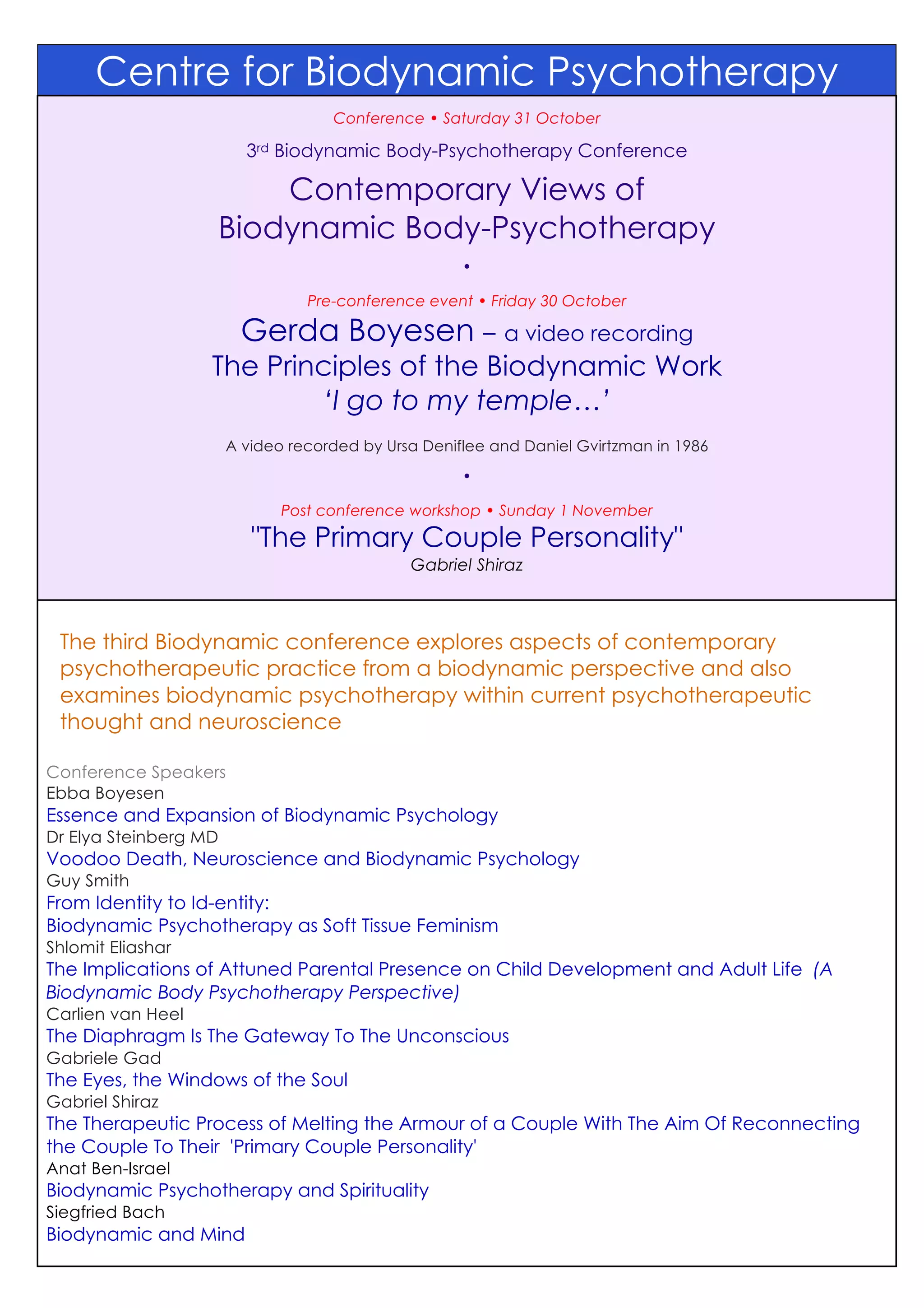 Biodynamic Conference | PDF