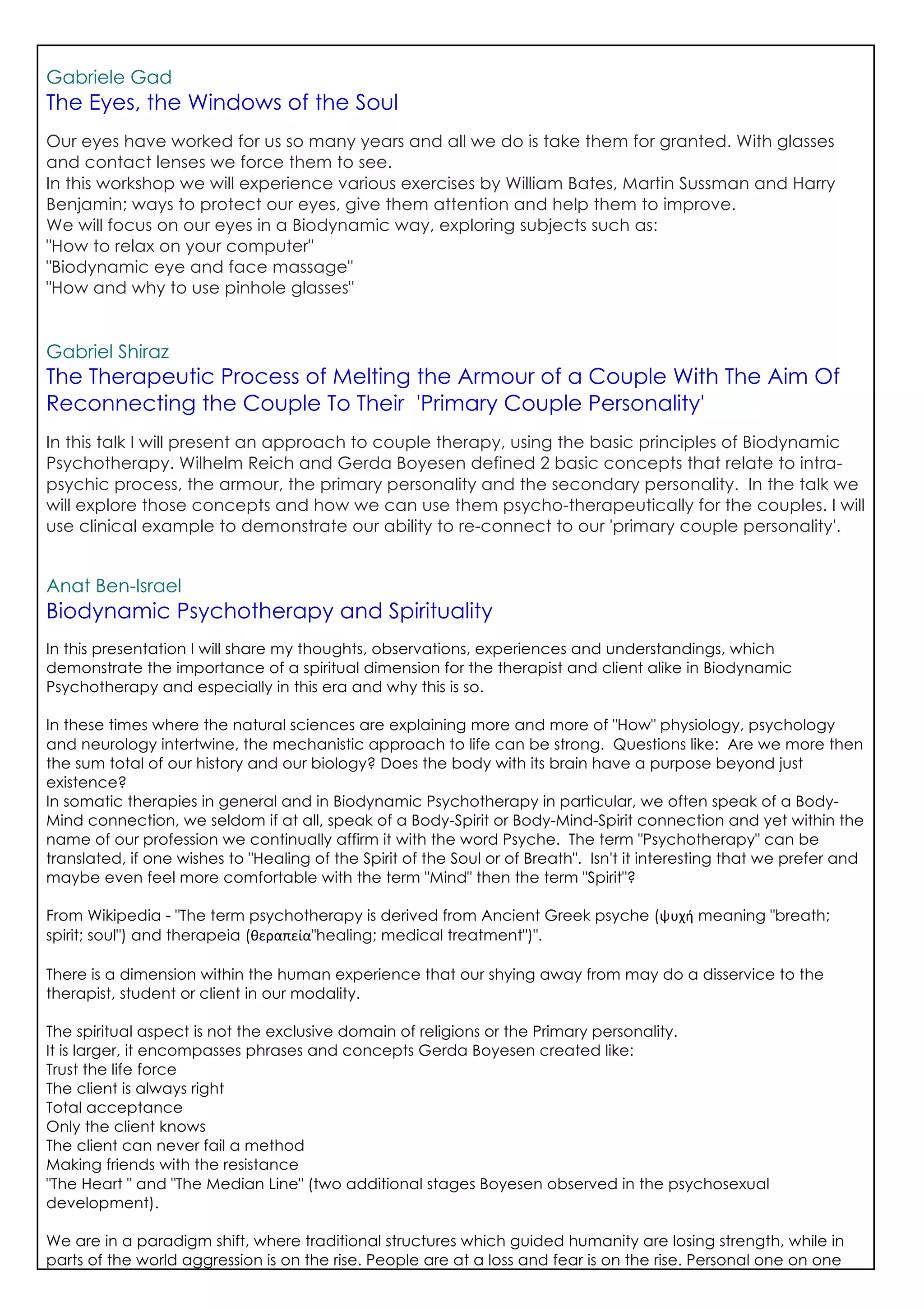 Biodynamic Conference | PDF