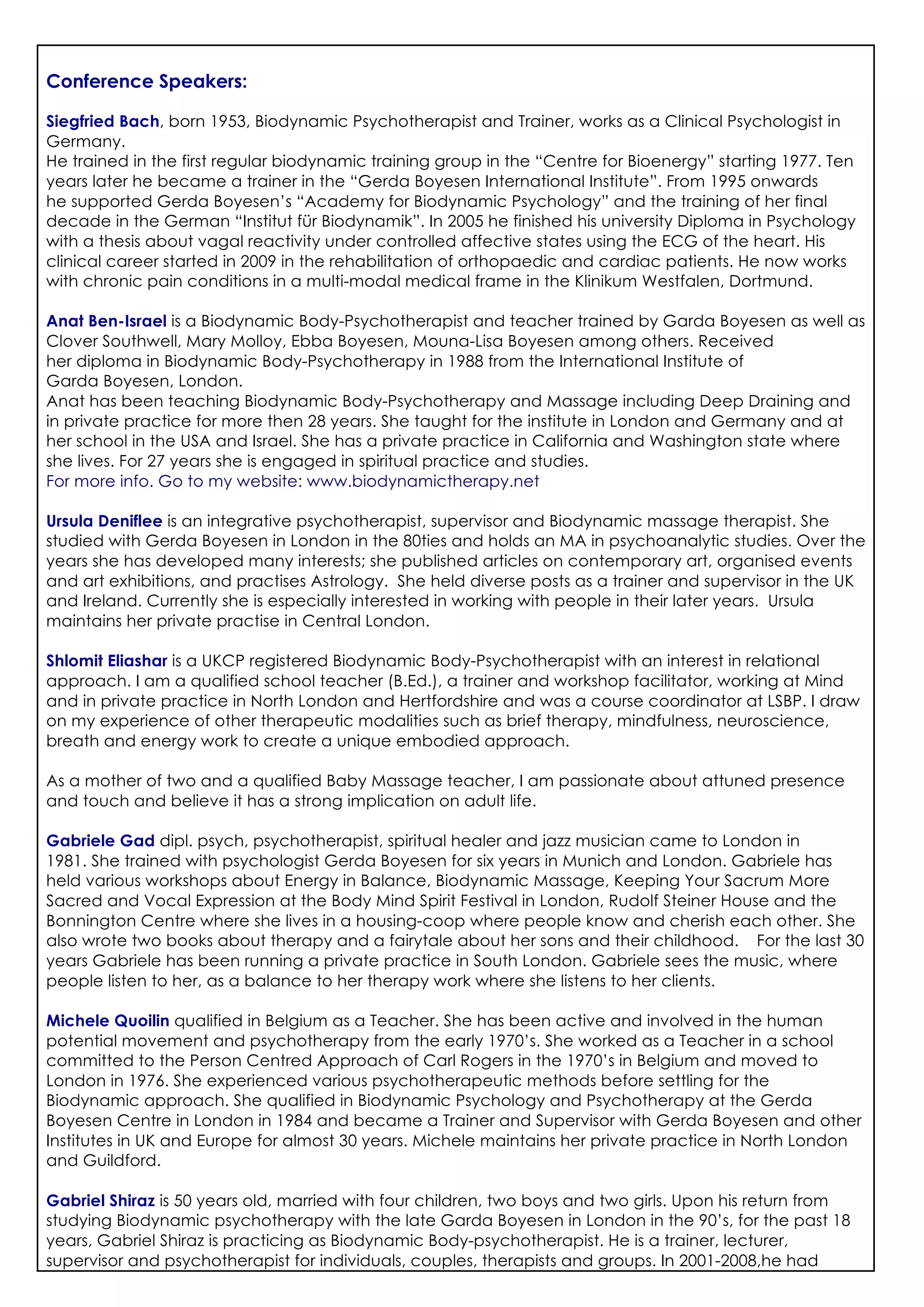 Biodynamic Conference | PDF