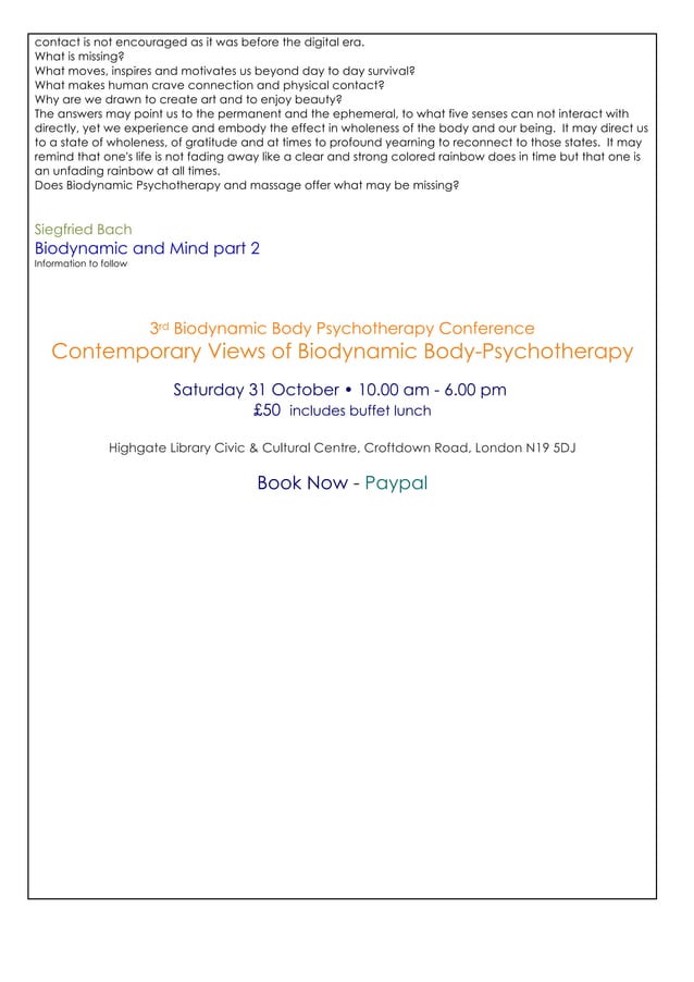 Biodynamic Conference | PDF