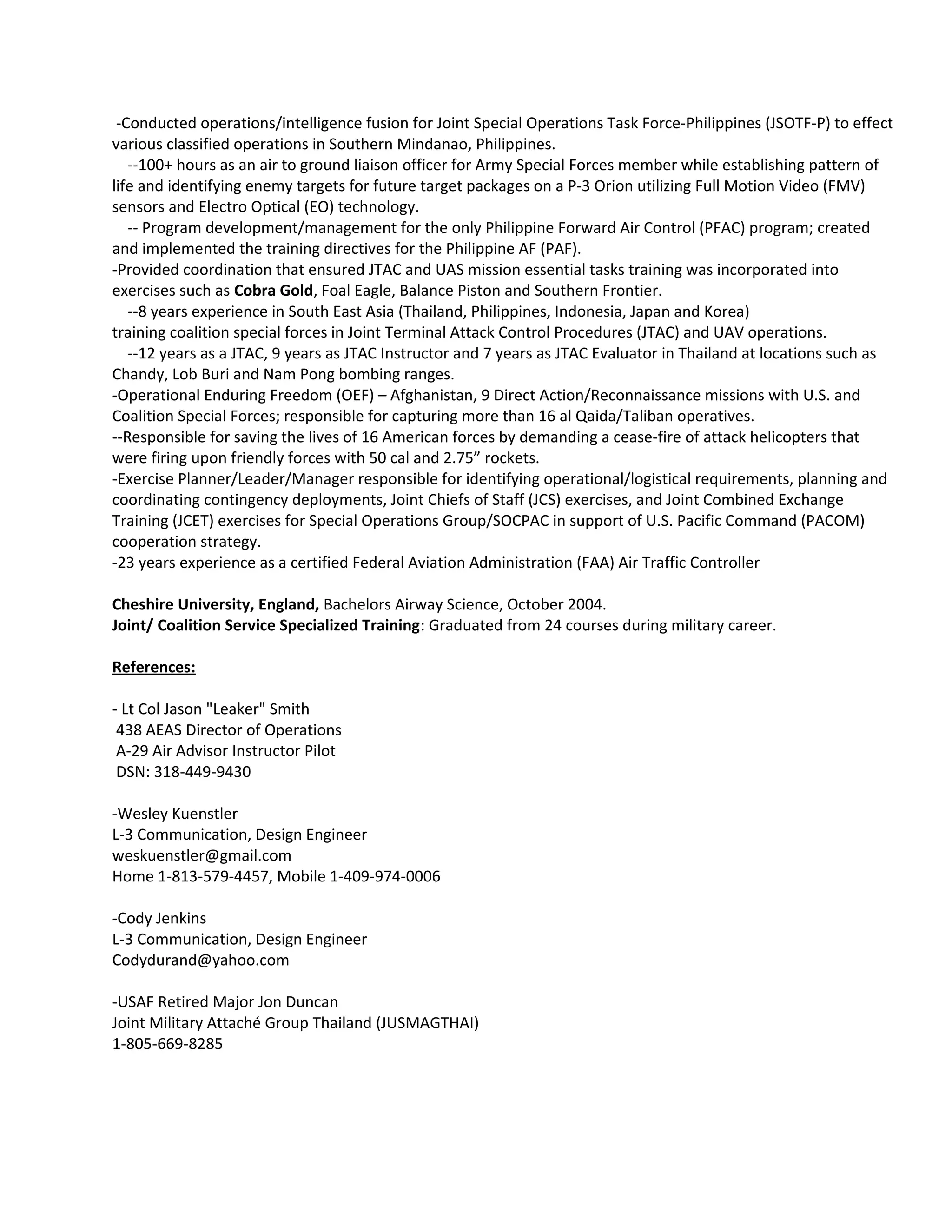 Marshall Resume New | DOC