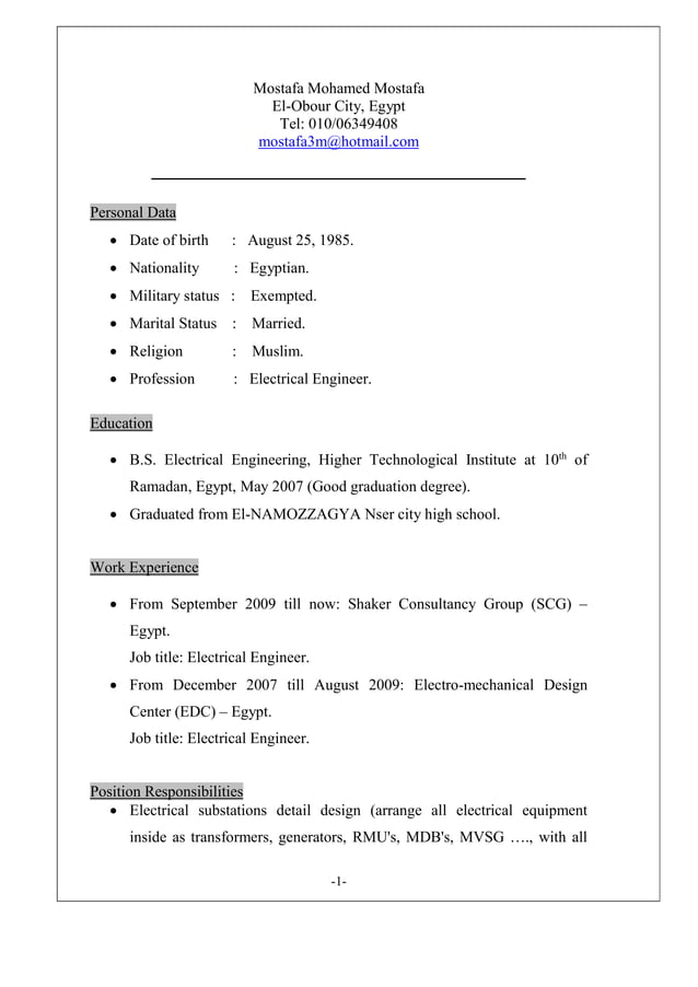 Mostafa_cv | PDF