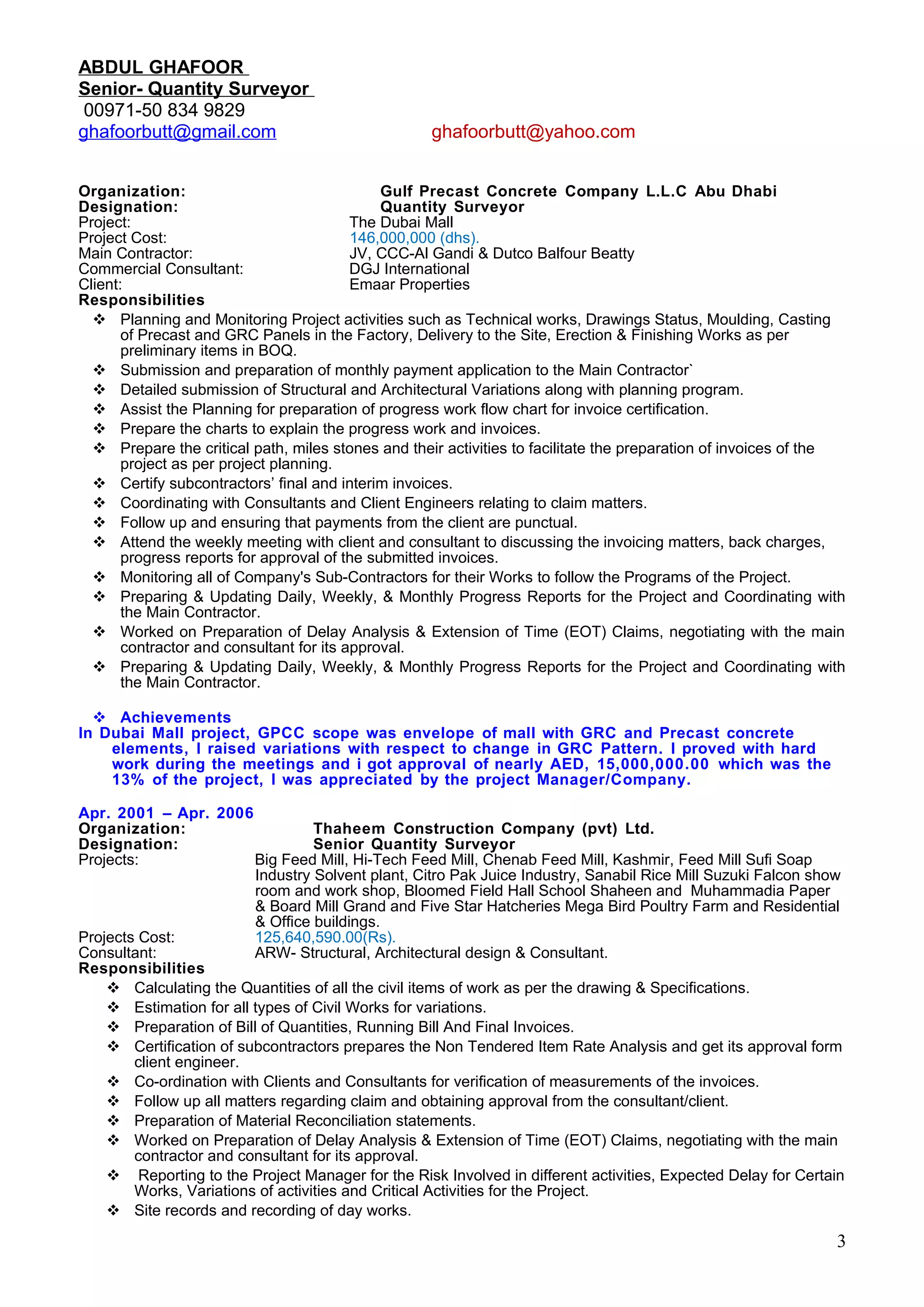 Abdul Ghafoor (SQS) ( ) | DOC