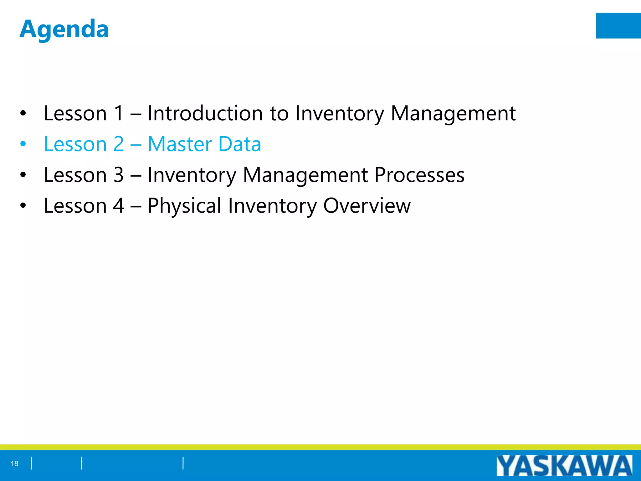 SAP_Inventory_Management_Overview_PPT v1.1 | PPTX | Logistics | Business