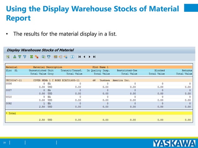SAP_Inventory_Management_Overview_PPT v1.1 | PPTX | Logistics | Business