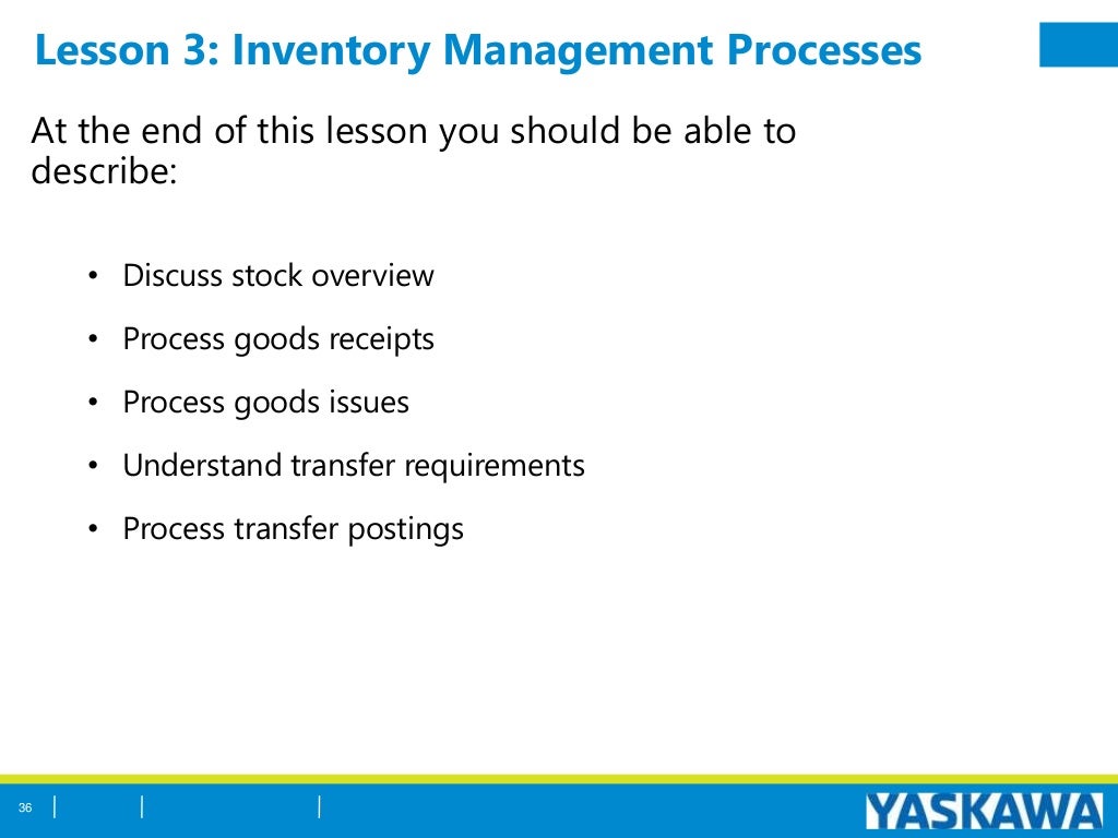 SAP_Inventory_Management_Overview_PPT v1.1