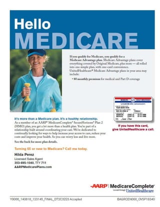 UHC Flyer Hello Medicare | PDF