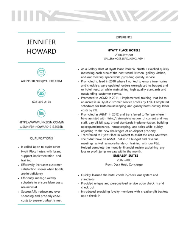 Jen Howard Resume 2016 | PDF