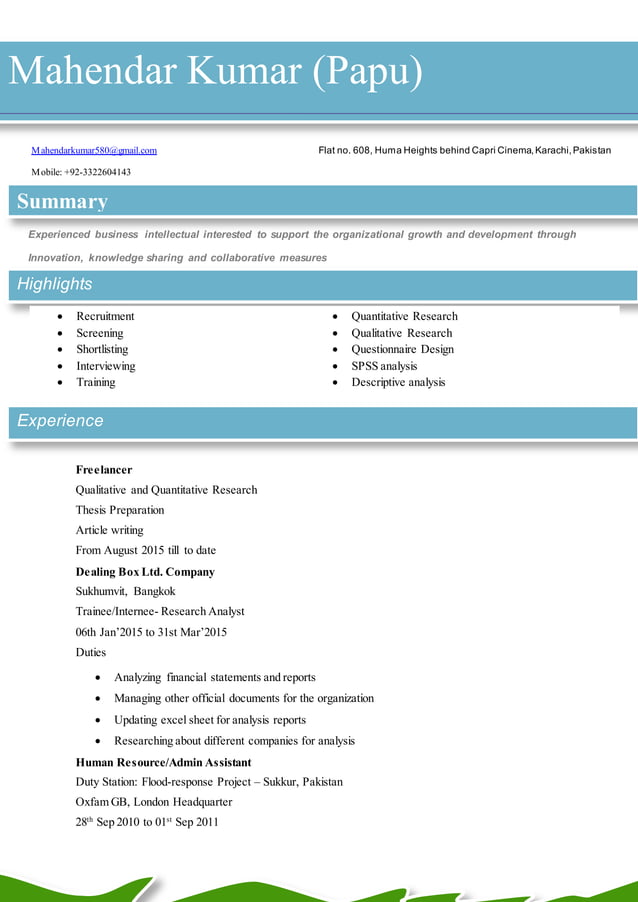 My CV | DOCX