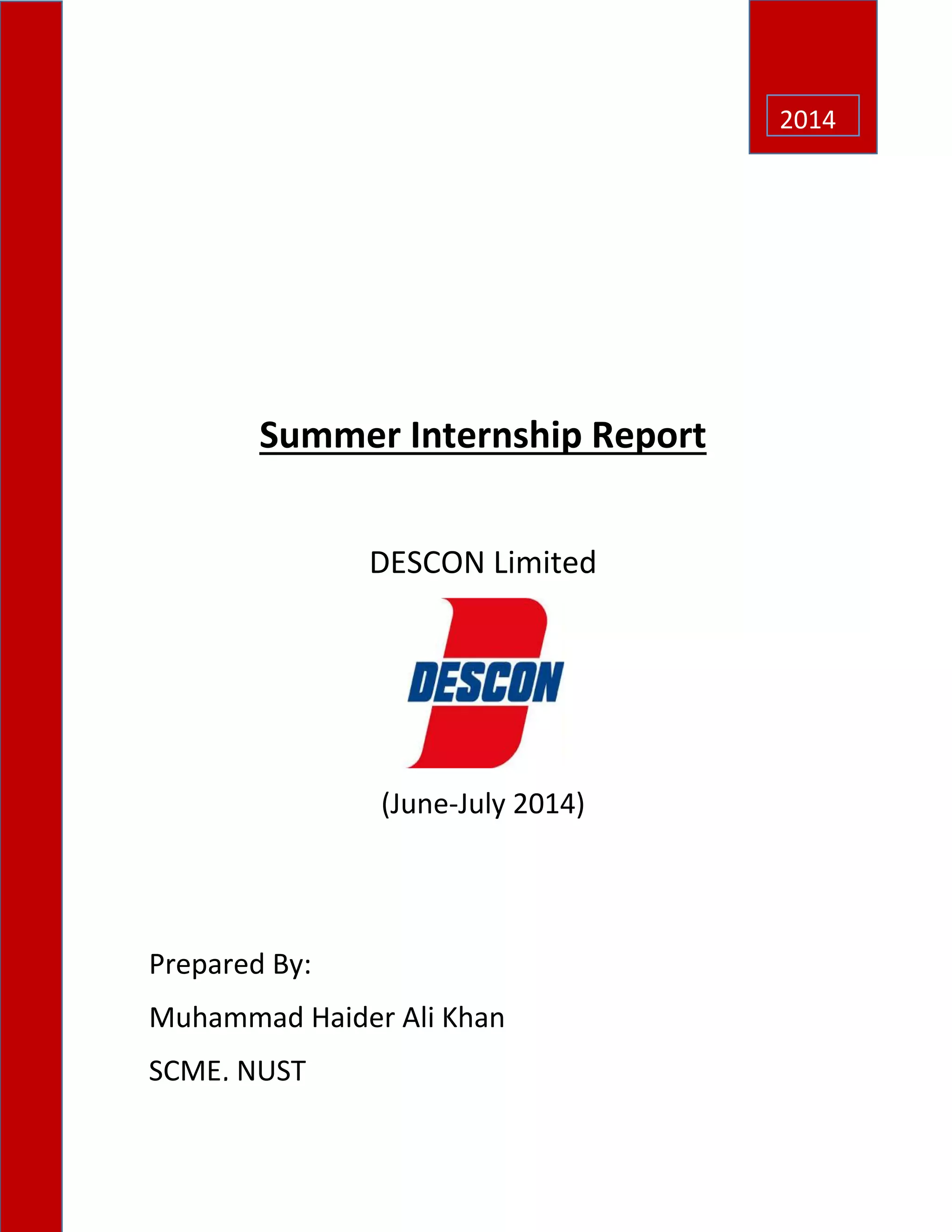 Internship Report | PDF