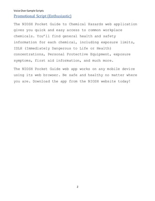 VO_Sample_Scripts_v3a | PDF