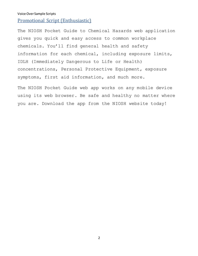 VO_Sample_Scripts_v3a | PDF