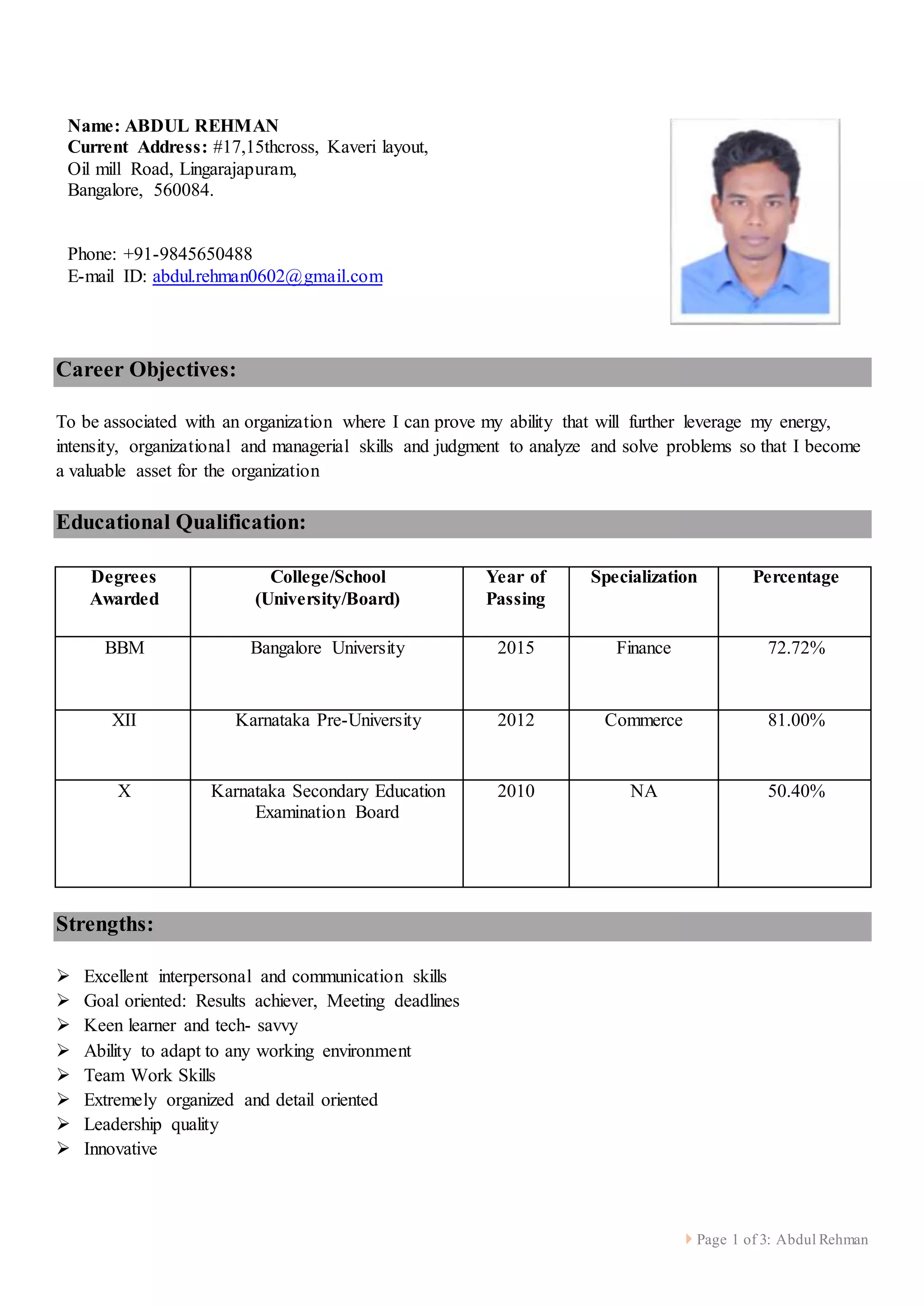 Abdul Rehman resume1 | DOCX