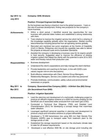 John John_ Resume | PDF | Civil Engineering Industry | Industries