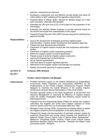 John John_ Resume | PDF | Civil Engineering Industry | Industries