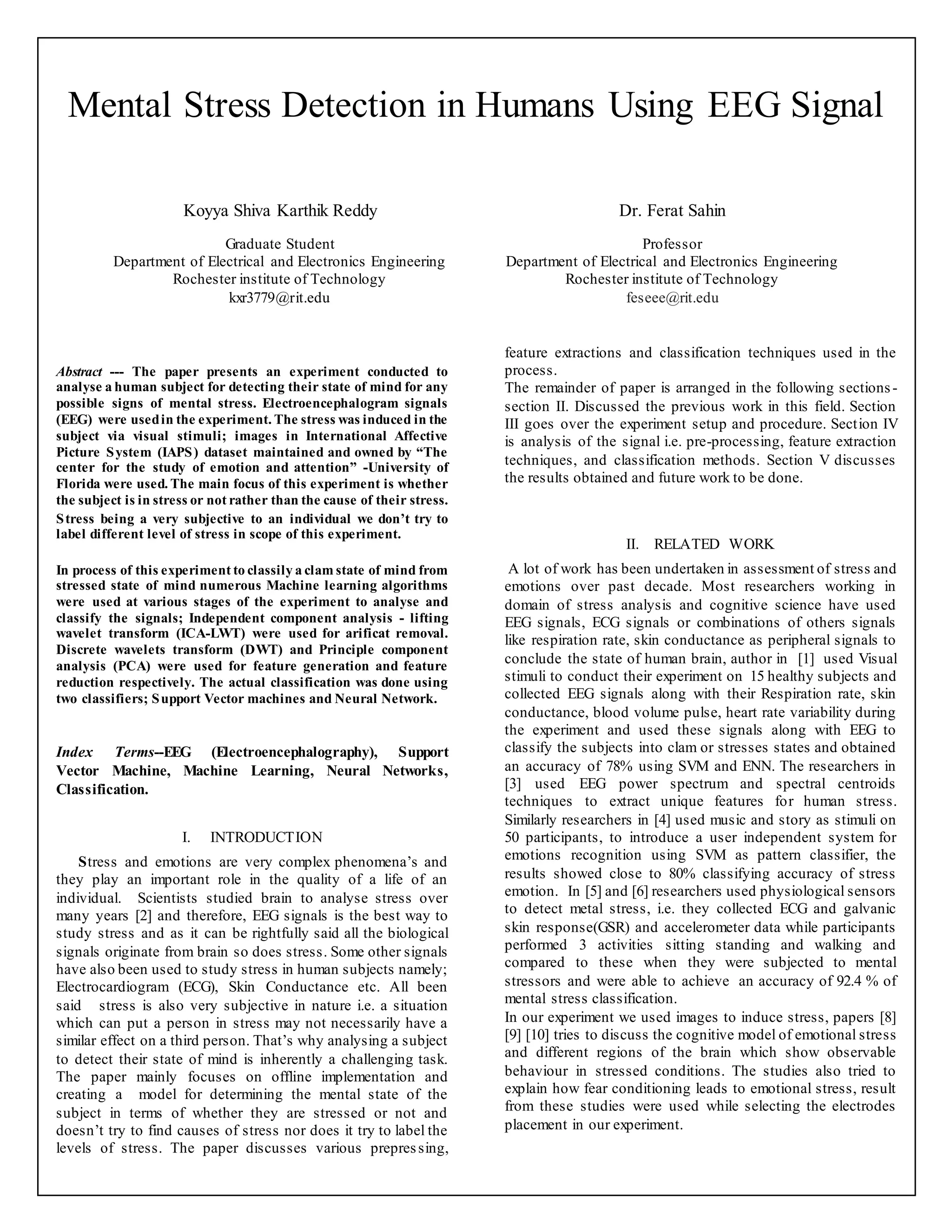 STRESS ANALYSIS | DOCX