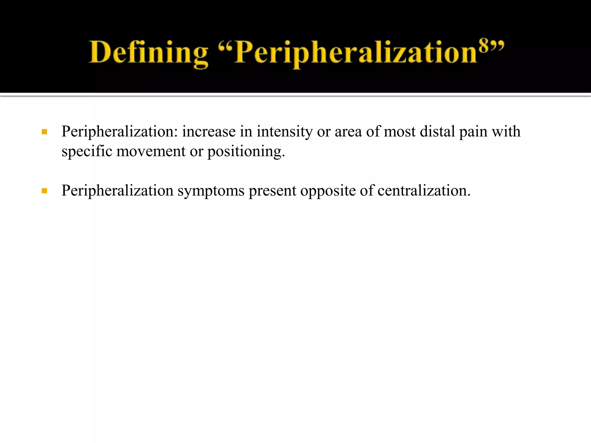 Mckenzie Method of Mechanical Diagnosis and Therapy.3.15