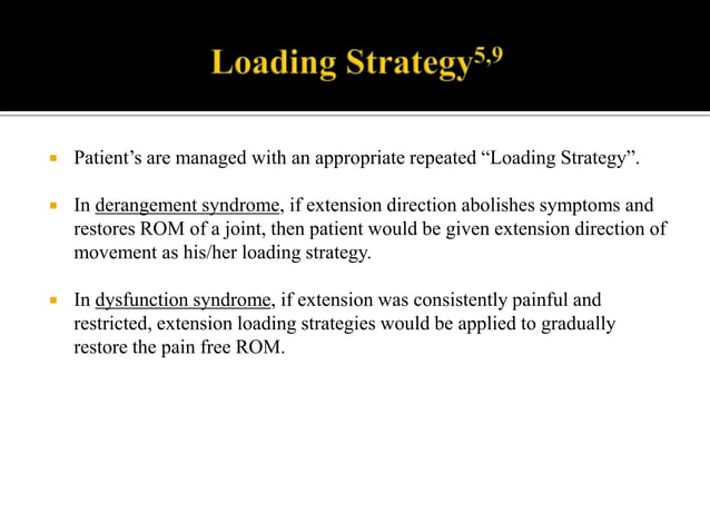 Mckenzie Method of Mechanical Diagnosis and Therapy.3.15
