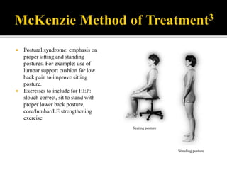 Mckenzie Method of Mechanical Diagnosis and Therapy.3.15