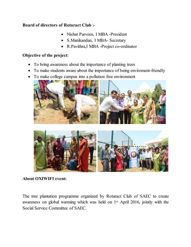 project 1 -tree plantation | DOCX | Science