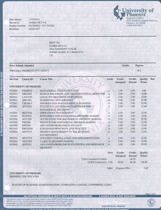 UOP Transcrips | PDF