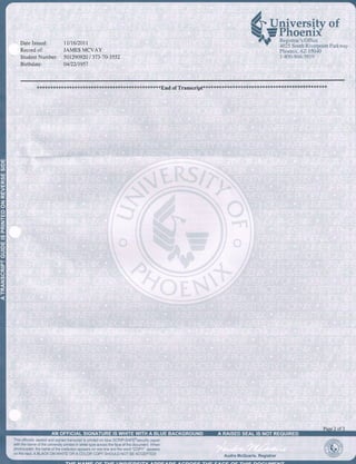 UOP Transcrips | PDF