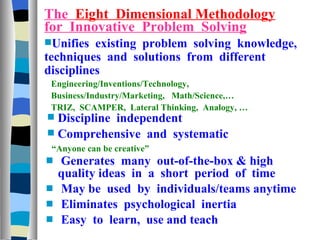 The Eight Dimentions, Briefly | PPT
