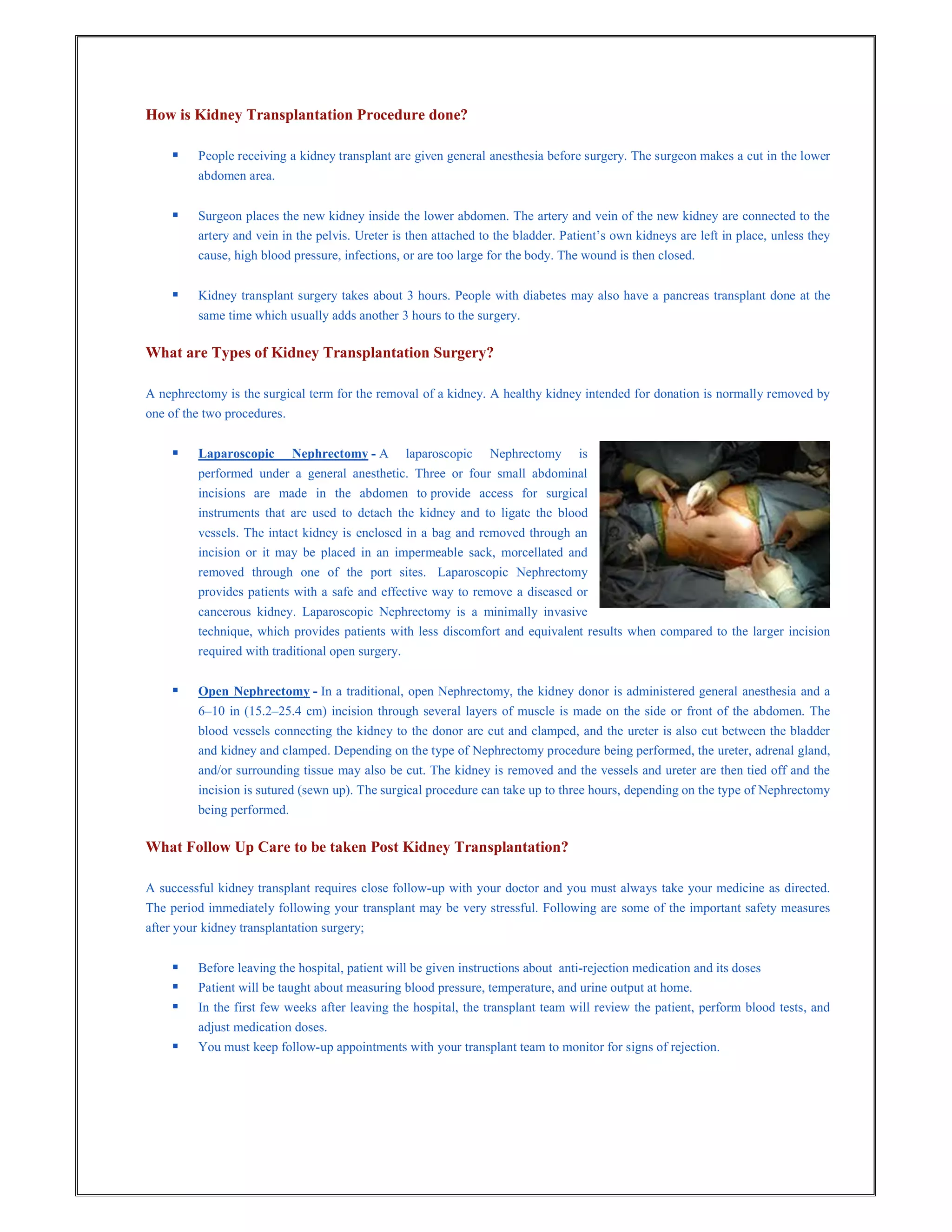 Guide- Kidney - Pancreas - Transplant | PDF