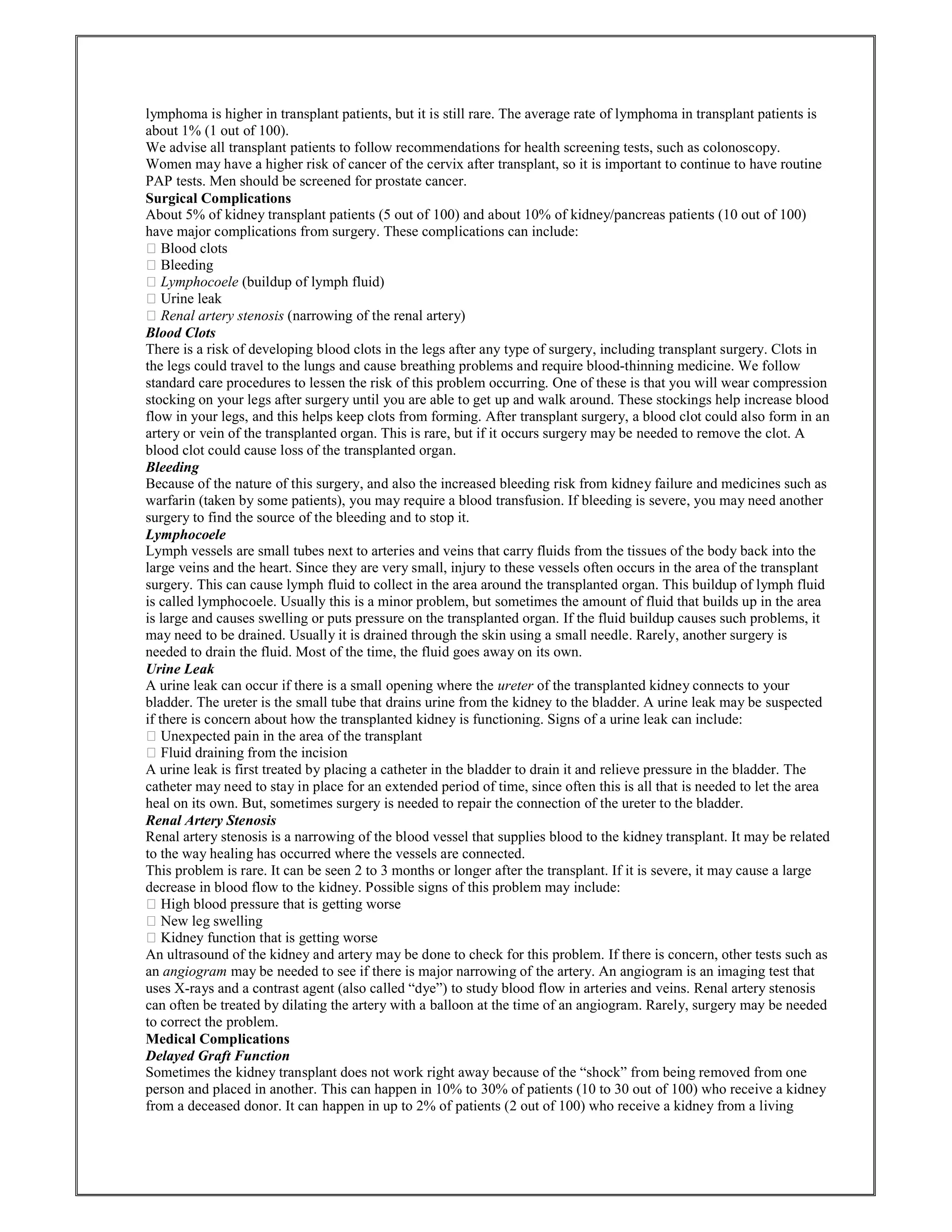 Guide- Kidney - Pancreas - Transplant | PDF