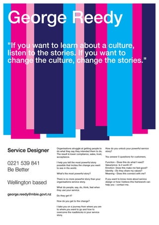 Service Design Poster | PDF