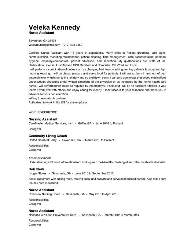 Veleka-Kennedy | PDF