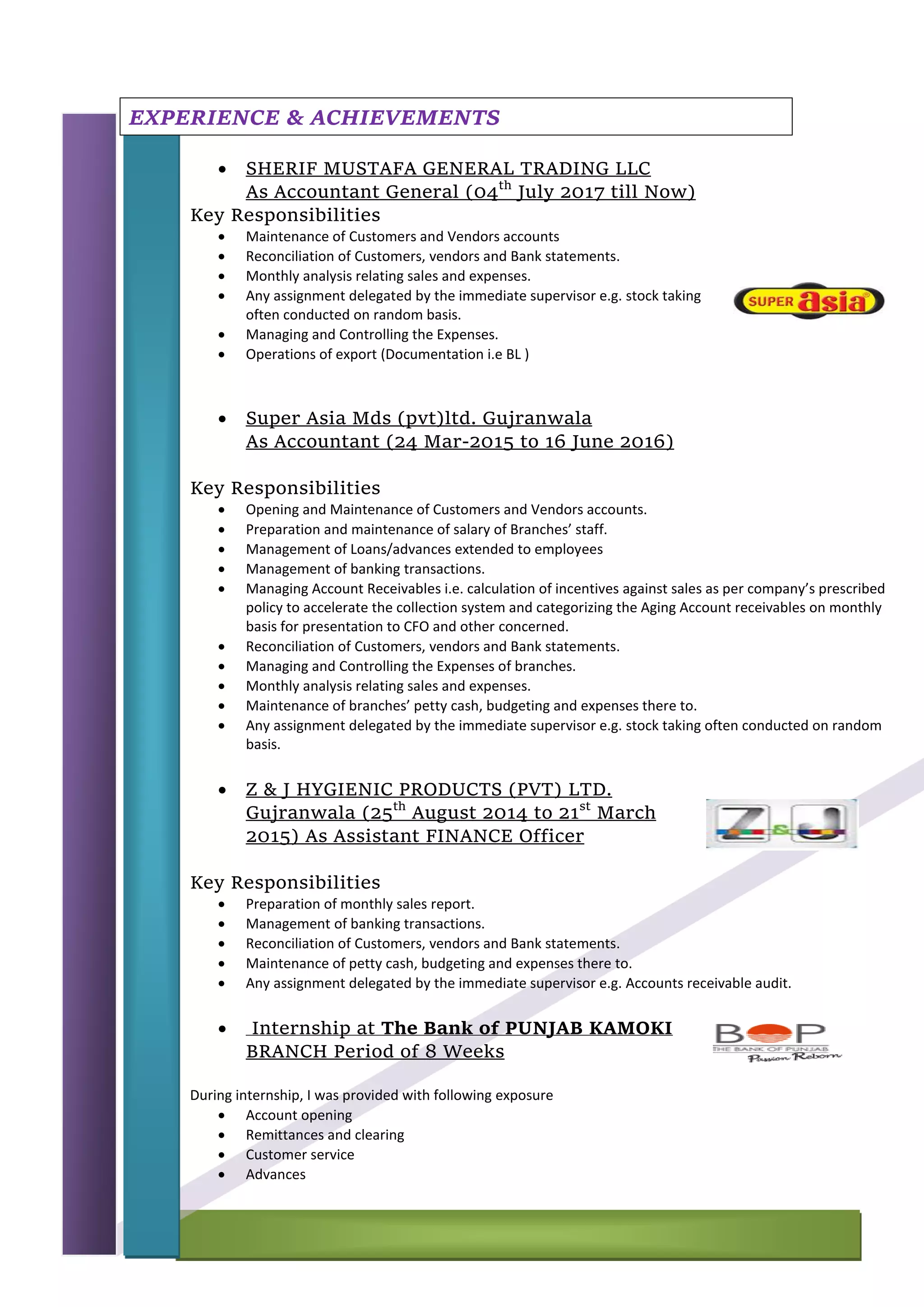 Resume UAE ZZ | PDF
