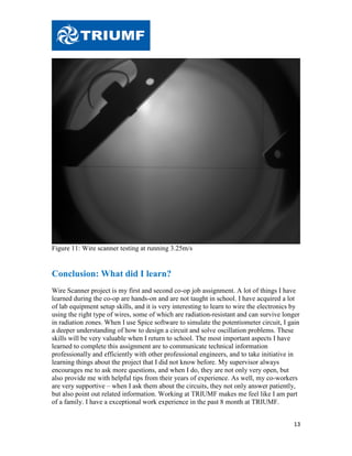 TRIUMF Technical report- Benjamin Tsai | PDF