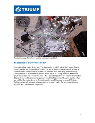 TRIUMF Technical report- Benjamin Tsai | PDF