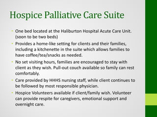 HOSPICE PALLIATIVE CARE AT HHHS | PDF