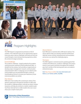 UNH_Paul_College_FIRE | PDF