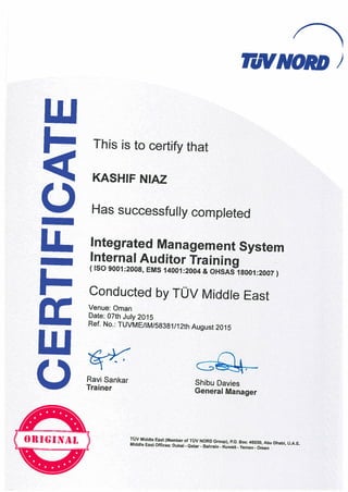 Internal Auditor Training | PDF | Business Operations | Business