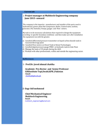 Resume for job | PDF