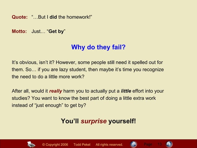 Why students fail | PDF